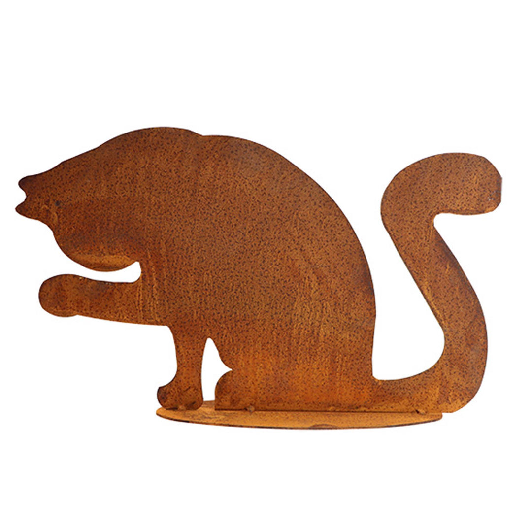 Metal decoration cat, garden decoration – Rostikal