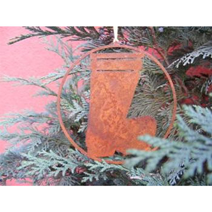 Rust hanging decoration Santa Claus boots – Rostikal