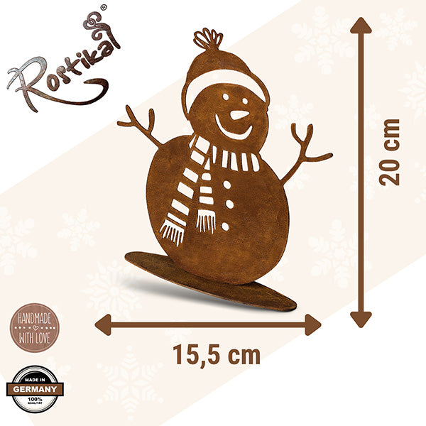 Rust winter decoration snowman – Rostikal